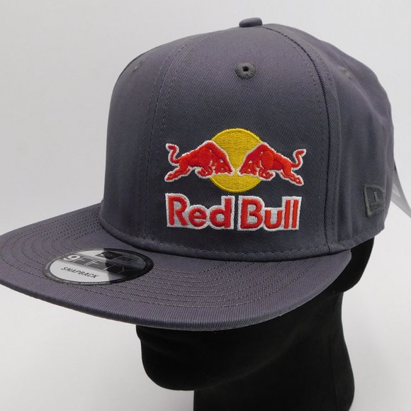 New Era | Accessories | Red Bull New Era 9fifty Gray Flat Bill Hat ...